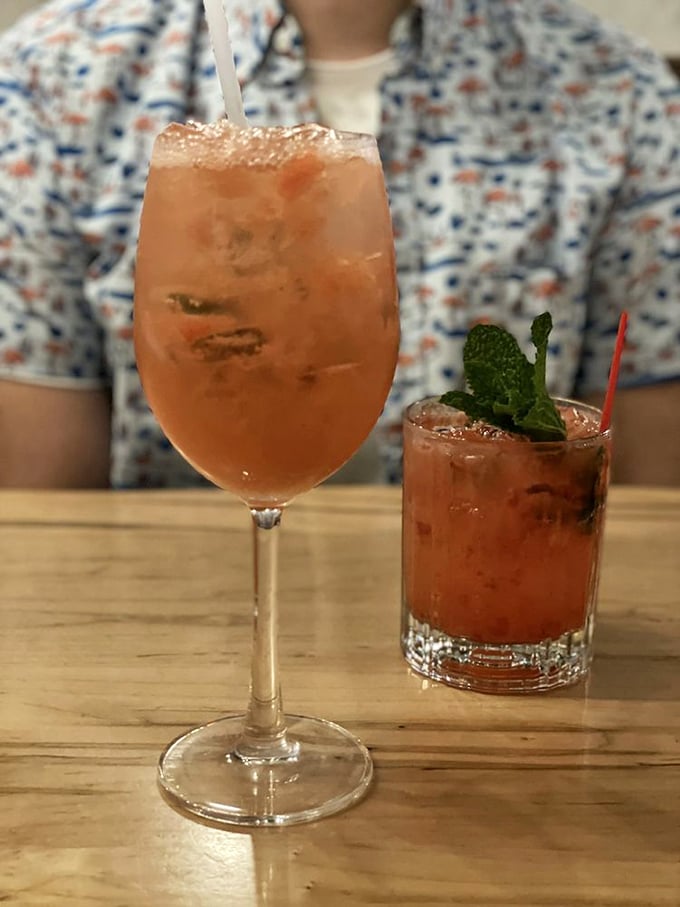 Cocktails that look like summer vacation in a glass – one sip and you're mentally booking a cabana somewhere tropical.