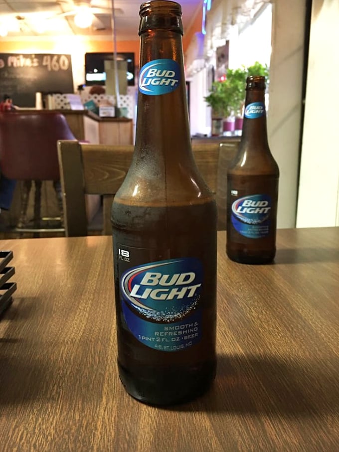 Cold beer and good company&mdash;the perfect accompaniment to a burger adventure. The unofficial hydration station of burger champions.