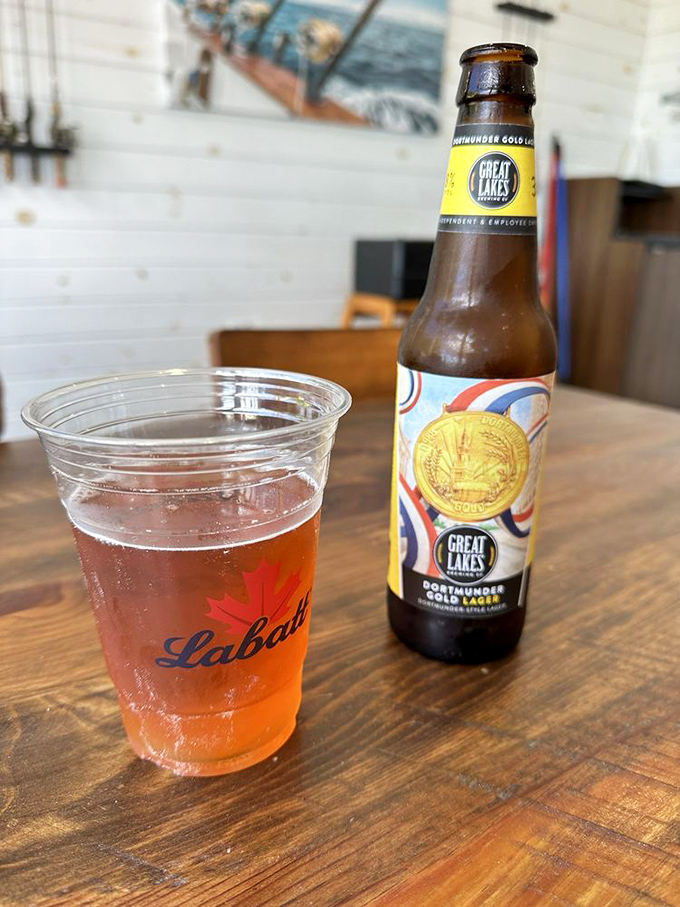 Nothing complements Lake Erie's finest quite like a Great Lakes brew&mdash;the perfect maritime marriage in liquid form.