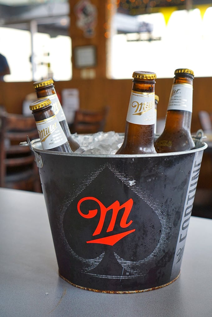 Cold beer in a metal bucket &ndash; nature's perfect companion to a cheesesteak. Like Fred and Ginger, some partnerships are simply meant to be.