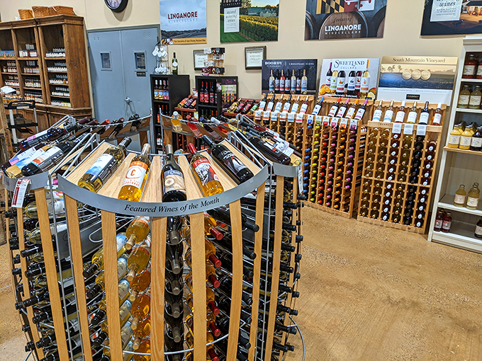 The wine section proves Blue Goose isn't just a one-trick pony&mdash;it's a full-service enabler for your weekend indulgences.