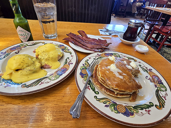 Breakfast spread so glorious it makes you wonder if you've accidentally wandered into a food photographer's dream sequence.