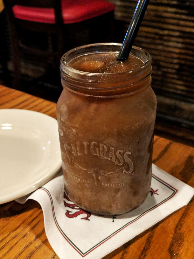 Their signature drink served in a mason jar &ndash; because sometimes your beverage needs its own little house to properly chill.