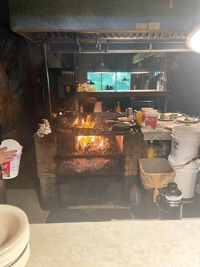 Where the magic happens: This open-flame grill has been transforming good beef into great memories since 1976.