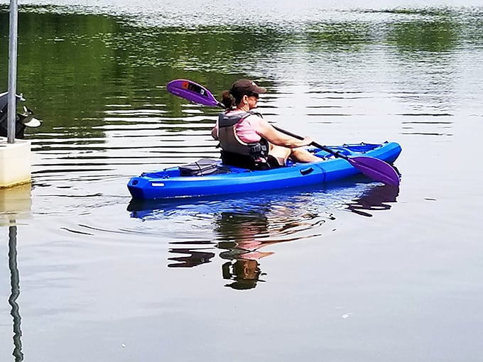 When antiquing fatigue sets in, Lebanon's waterways offer peaceful kayaking retreats where the only thing you'll hunt for is tranquility.