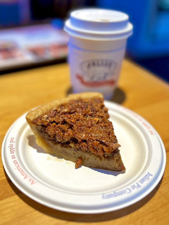 Pecan pie that would make a Southerner weep with joy. The perfect marriage of gooey filling and buttery crust.