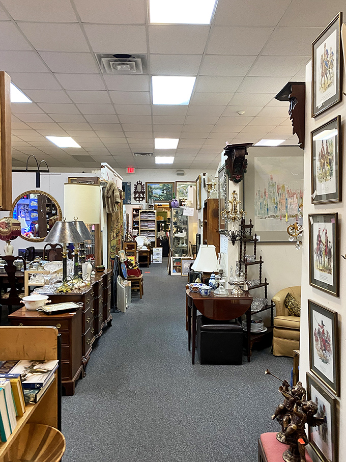 Antique Row's crown jewel. Chamblee's gallery-like interior makes secondhand shopping feel like a museum visit where you can take artifacts home.