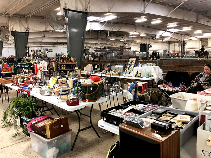 Colonel Dick's no-nonsense exterior houses an organized chaos of collectibles that would make any picker's heart race.