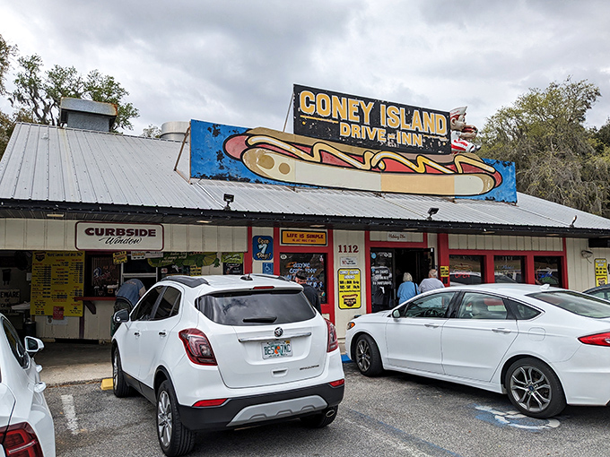 Coney Island Drive Inn's iconic sign has guided generations of Floridians to hot dog happiness since before TikTok was a twinkle in anyone's eye.