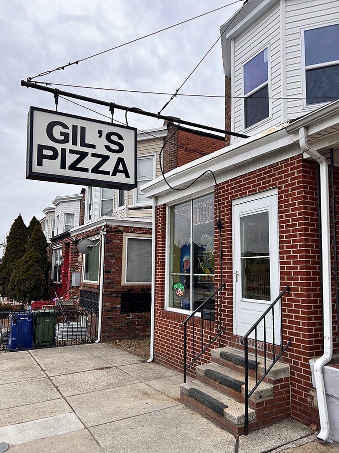 Gil's modest rowhouse setup is the pizza equivalent of a poker player's "tell"&mdash;real Baltimoreans know that unassuming sign means serious business.
