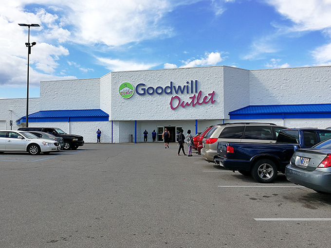 The Goodwill Outlet: Final frontier of thrifting where only the brave are rewarded with treasures by the pound.