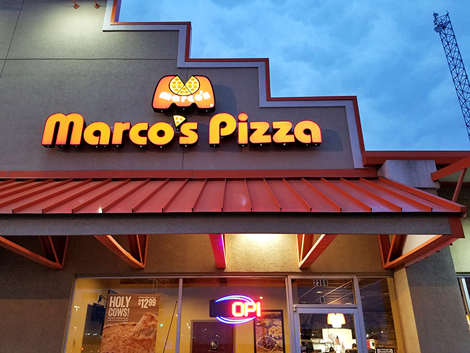 Marco's Pizza: Proof that chain restaurants can still serve up slices of heaven. This Lawton location is a cheesy oasis in a strip mall desert.