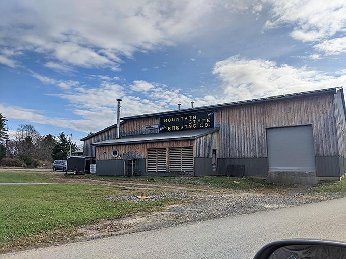  Mountain State Brewing Co.'s weathered exterior looks like it was built by pioneers who had exceptional taste in pizza and beer.