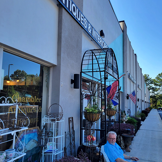 The Ph.D. program of flea markets. Chamblee's sophisticated exterior signals a shopping experience that's more master class than rummage sale.