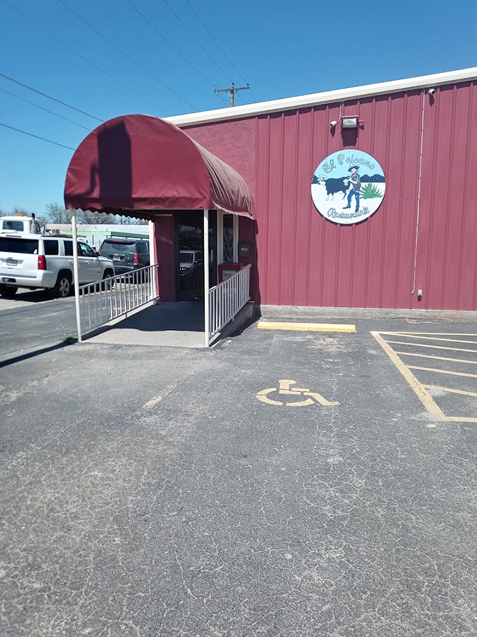 This unassuming metal building houses the kind of mesquite-grilled magic that makes you question everything you thought you knew about steak.