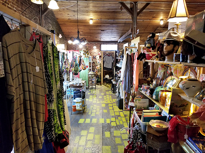 Behind that unassuming entrance lies a wonderland where each vendor space feels like stepping into someone else's fascinating obsession.