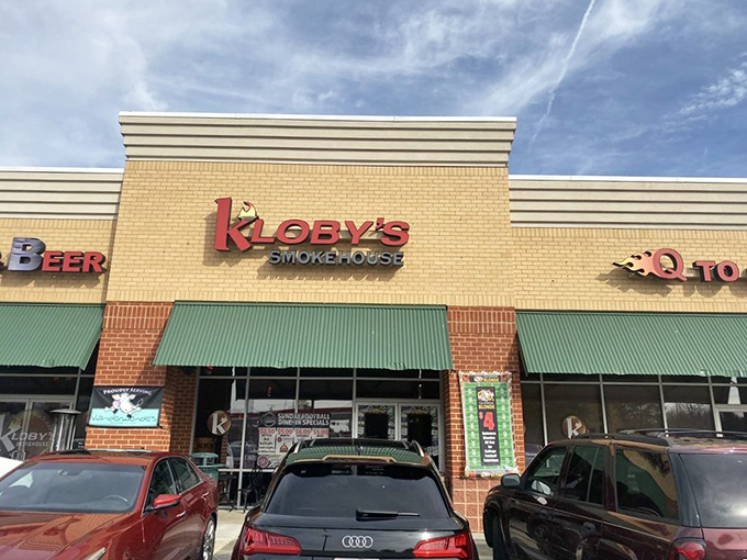 Kloby's Smokehouse: Modern brick exterior, timeless BBQ techniques inside. Some traditions deserve their contemporary showcase.