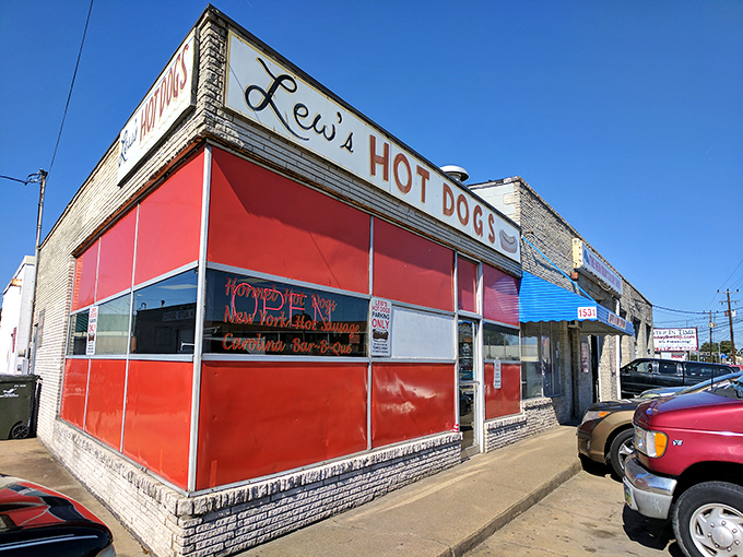 That vintage-style signage isn't just nostalgic&mdash;it's a promise that some traditions, like perfect hot dogs, never need updating.