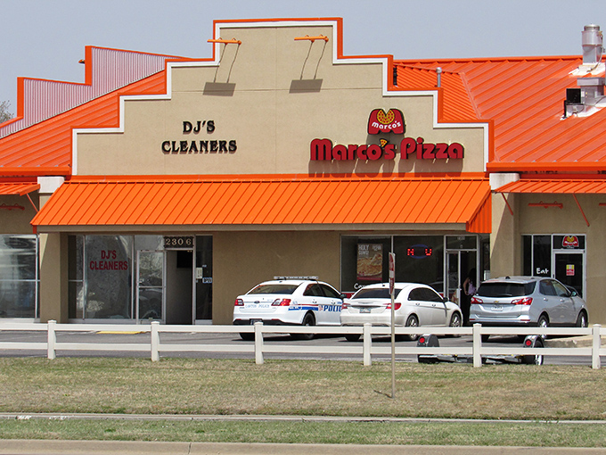 Don't judge a book by its cover &ndash; or a pizzeria by its storefront. Marco's is serving up surprises hotter than Oklahoma in August!