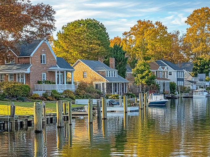 Solomons: Waterfront homes where every morning coffee comes with a million-dollar view. Real estate envy at its finest.