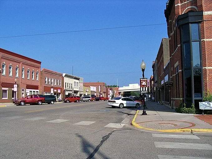 Wabasha: Classic brick buildings with character to spare line the main street, offering a glimpse into Minnesota's oldest city.