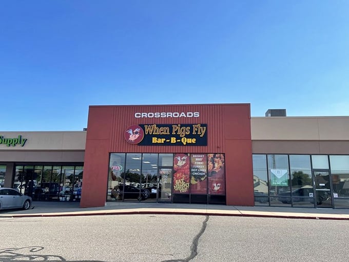When Pigs Fly BBQ: "Strip mall location, big red sign. Inside, they're working miracles with smoke and time that'll make you believe pigs can fly."