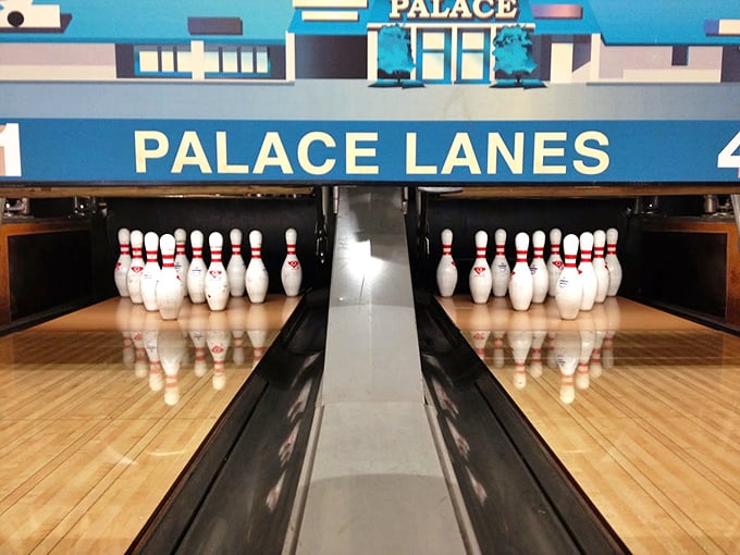 Ten soldiers standing at attention, patiently waiting for your bowling ball to introduce itself&mdash;hopefully with authority.