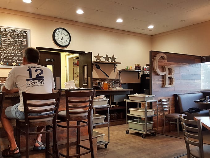 The Chatterbox Caf&eacute; offers that perfect comfort food respite between frames, where calories don't count if consumed while wearing rented shoes.