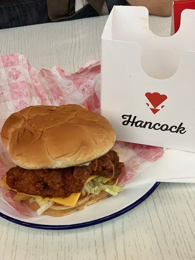 Not all heroes wear capes&mdash;some come on a soft bun with crispy chicken, cheese, and fresh lettuce. This sandwich deserves its own theme music.