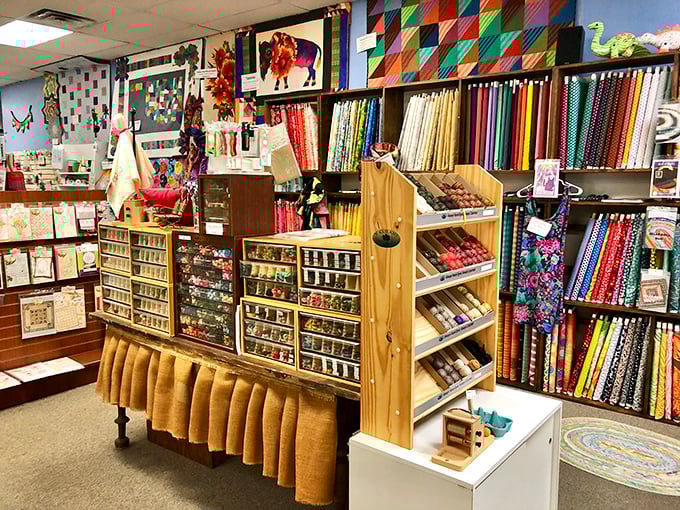 The fabric version of a candy store. Diet-friendly yet just as addictive&mdash;each bolt offers a different flavor of creative possibility.