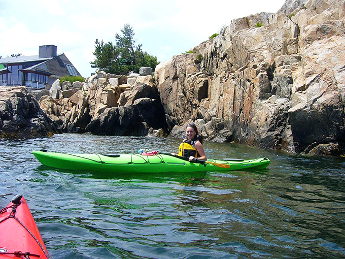 Where seabirds have the best seats in the house. This gull's oceanfront real estate would cost millions if humans could claim it.