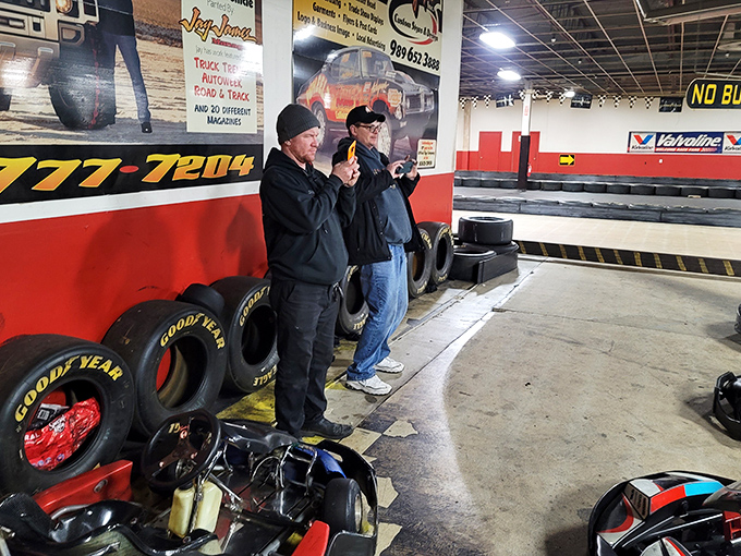 The staff knows that safety briefings are the vegetables you must eat before enjoying the dessert of speed that awaits on the track.