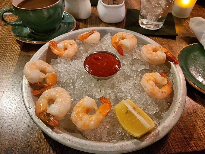 Shrimp on ice&mdash;nature's cocktail that requires no mixing, just a quick dip in sauce and a moment of silent appreciation.