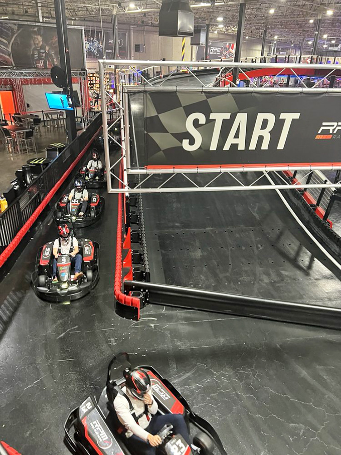 Racers line up at the starting gate, each convinced they've discovered the secret racing line that will leave everyone else eating their rubber dust.