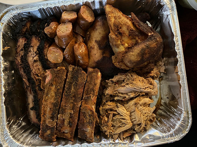 The barbecue sampler that makes you question why you've wasted time eating anything else in your life.