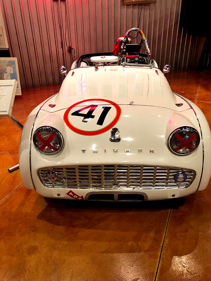 Racing number 41 isn't just a sports car—it's bottled adrenaline with headlights, ready to roar around tracks while Elvis topped the charts.