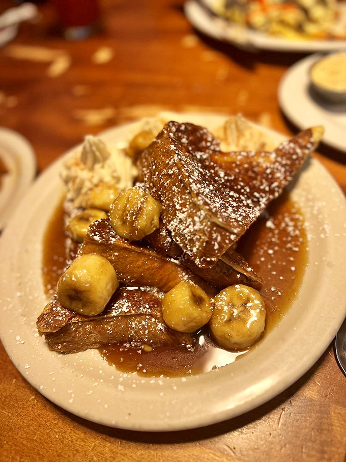 This isn't just French toast&mdash;it's brioche transformed into a caramelized banana playground that makes breakfast feel downright decadent.