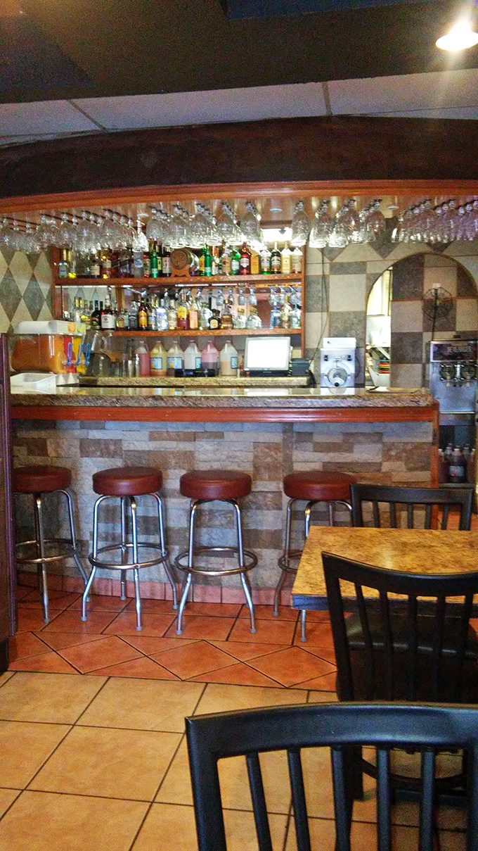 The bar doesn't just serve drinks&mdash;it serves possibilities. Each bottle stands ready to transform your meal from dinner to fiesta.