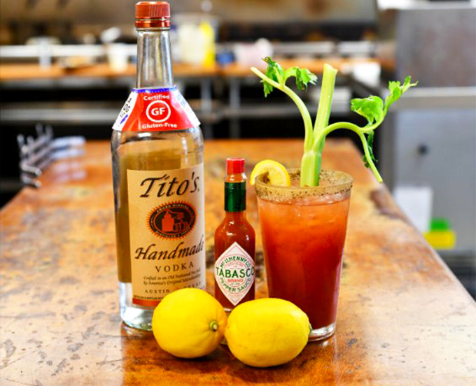 The makings of a proper Bloody Mary&mdash;where vodka meets tomato juice in a spicy, celery-garnished tango of morning redemption.