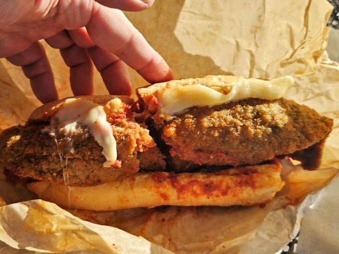 When a breaded steak sandwich meets mozzarella and marinara, magic happens. This isn't just food&mdash;it's edible therapy.