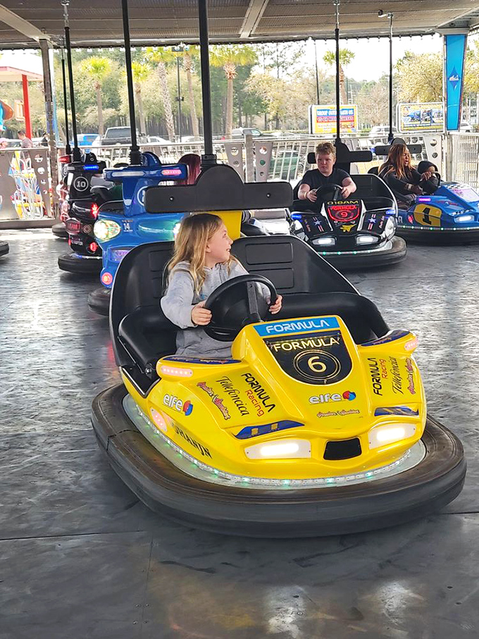 Bumper cars: where road rage becomes family entertainment and "accidentally" bumping into your in-laws is perfectly acceptable.