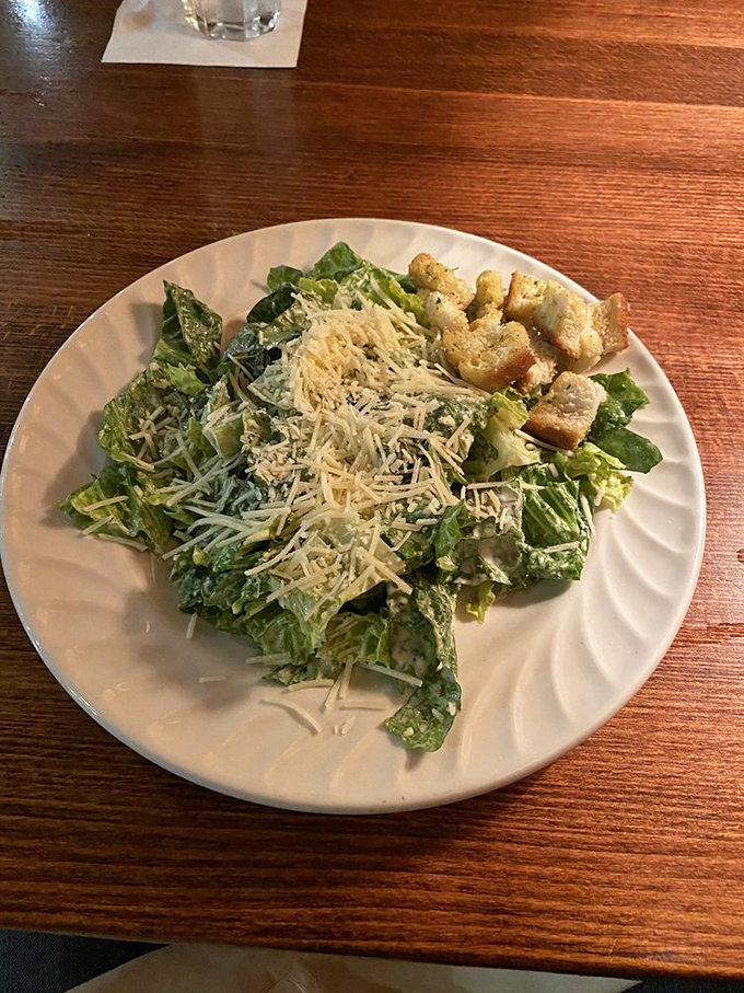 When a Caesar salad gets this much attention to detail, you know the kitchen takes pride in everything that leaves its doors.
