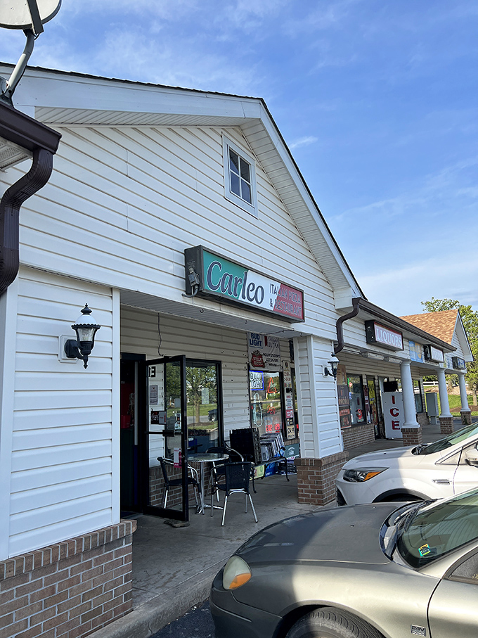 Carleo's unassuming storefront hides what locals know: some of life's greatest pleasures come in simple packages with cheese on top.