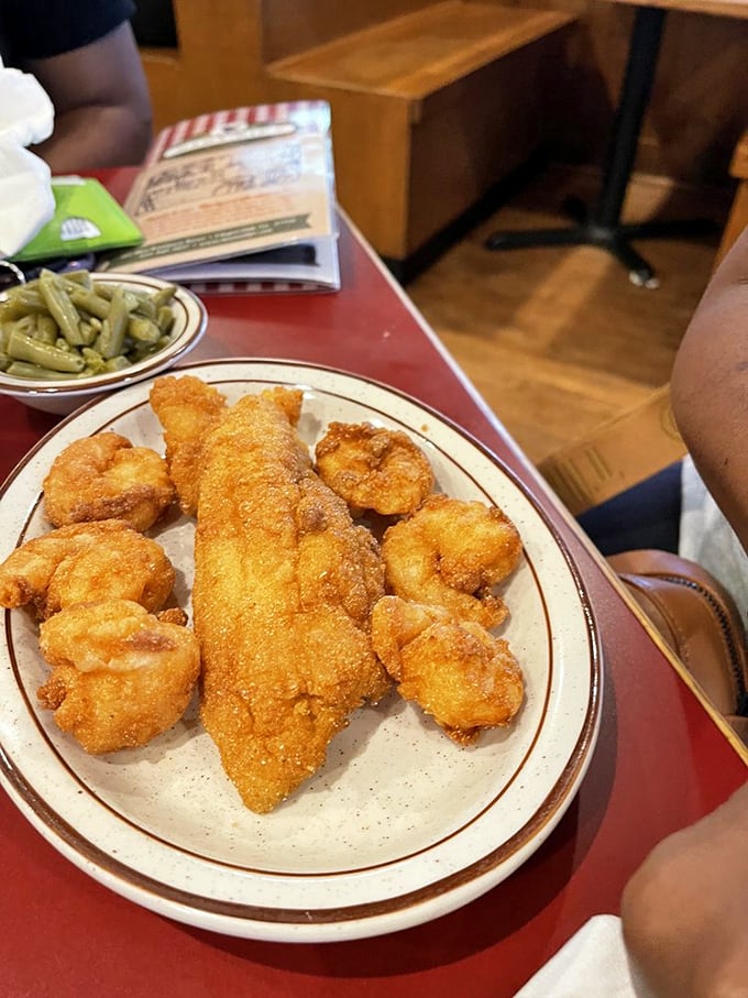 Golden-battered seafood that makes you wonder why you'd ever eat fish any other way.