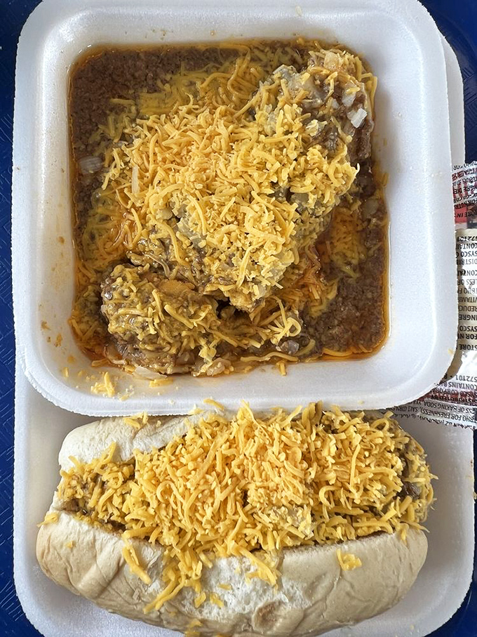 The Cheese Chili Trio isn't messing around&mdash;a harmony of flavors that makes you wonder why anyone bothers with fancy dining when this exists.