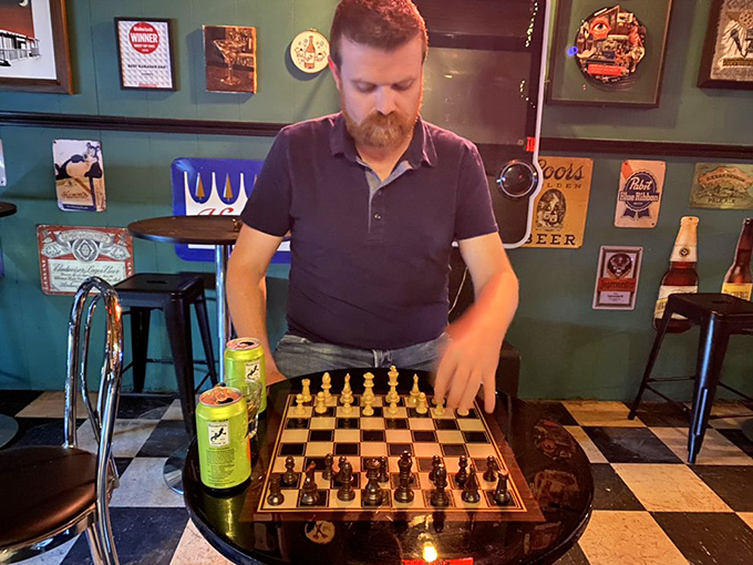 Chess at Cookie's is less Bobby Fischer, more "hold my beer while I capture your queen"&mdash;intellectual pursuits with liquid courage.