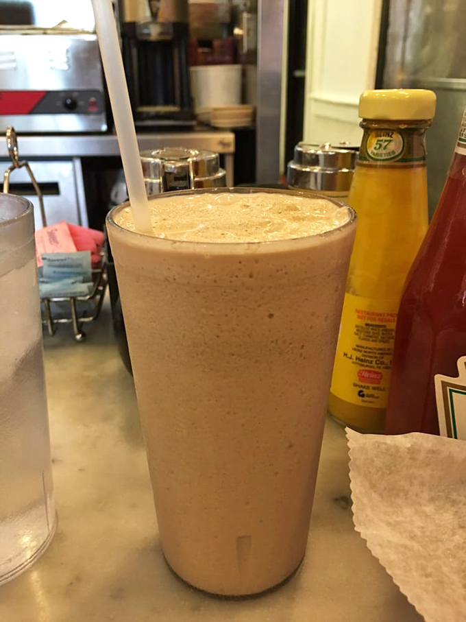 The chocolate freeze&mdash;not quite milkshake, not quite ice cream&mdash;exists in that perfect liminal space where dairy dreams come true.