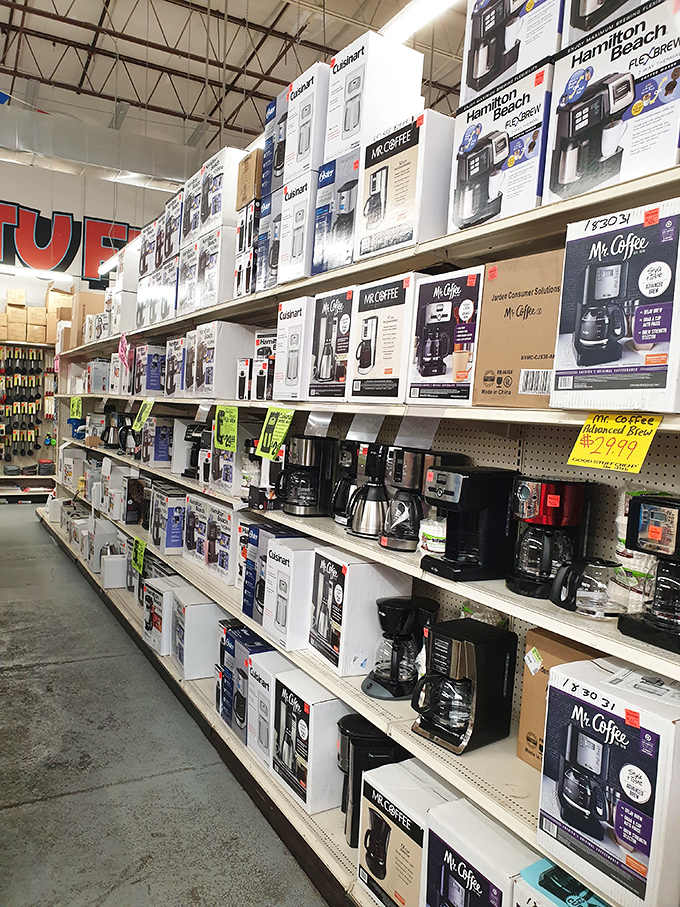 Coffee maker central &ndash; where morning dreams are brewed and budget-conscious caffeine addicts find their perfect match.