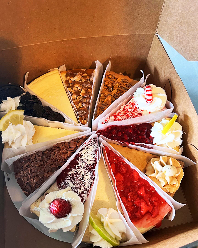 This caramel-drizzled creation isn't just a dessert&mdash;it's a conversation stopper. Notice how the fork is poised mid-bite? That's no accident. 