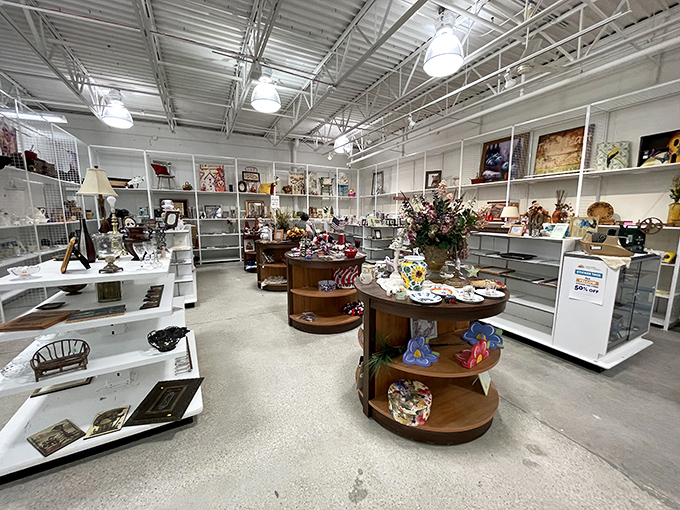 In the home d&eacute;cor section, perfectly staged vignettes make you wonder if leaving your entire living room behind and starting fresh might be reasonable.